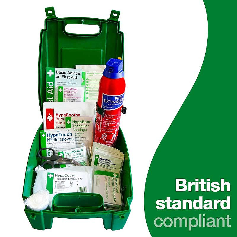 Truck and Van First Aid Kit with Fire Extinguisher