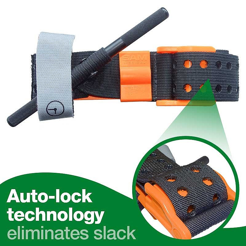 Training Tourniquet SAM XT Extremity Tourniquet - Orange CoTCCC ...