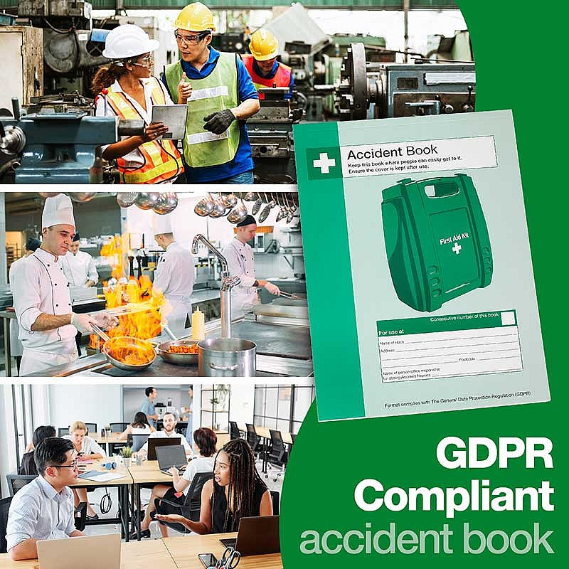 Accident Book A5 or A4 - Compliant & Easy to Use
