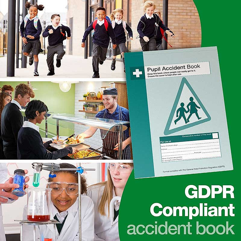 Pupil Accident Book - A4 Size - Compliant & User-Friendly
