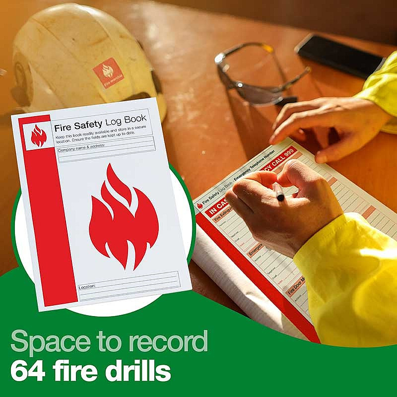 Fire Safety Log Book - Comprehensive Fire Record