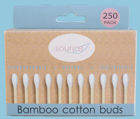 Bamboo Cotton Buds (250) - Eco-Friendly & Biodegradable