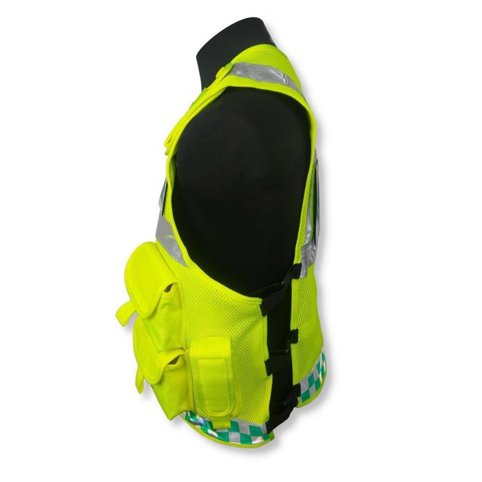 High Vis One Size Medic Vest - Ambulance/Paramedic