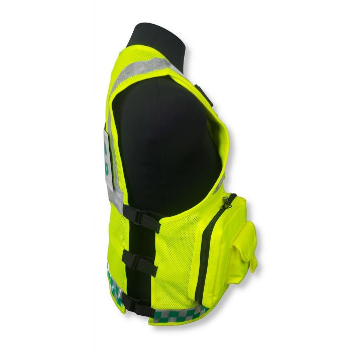 High Vis One Size Medic Vest - Ambulance/Paramedic