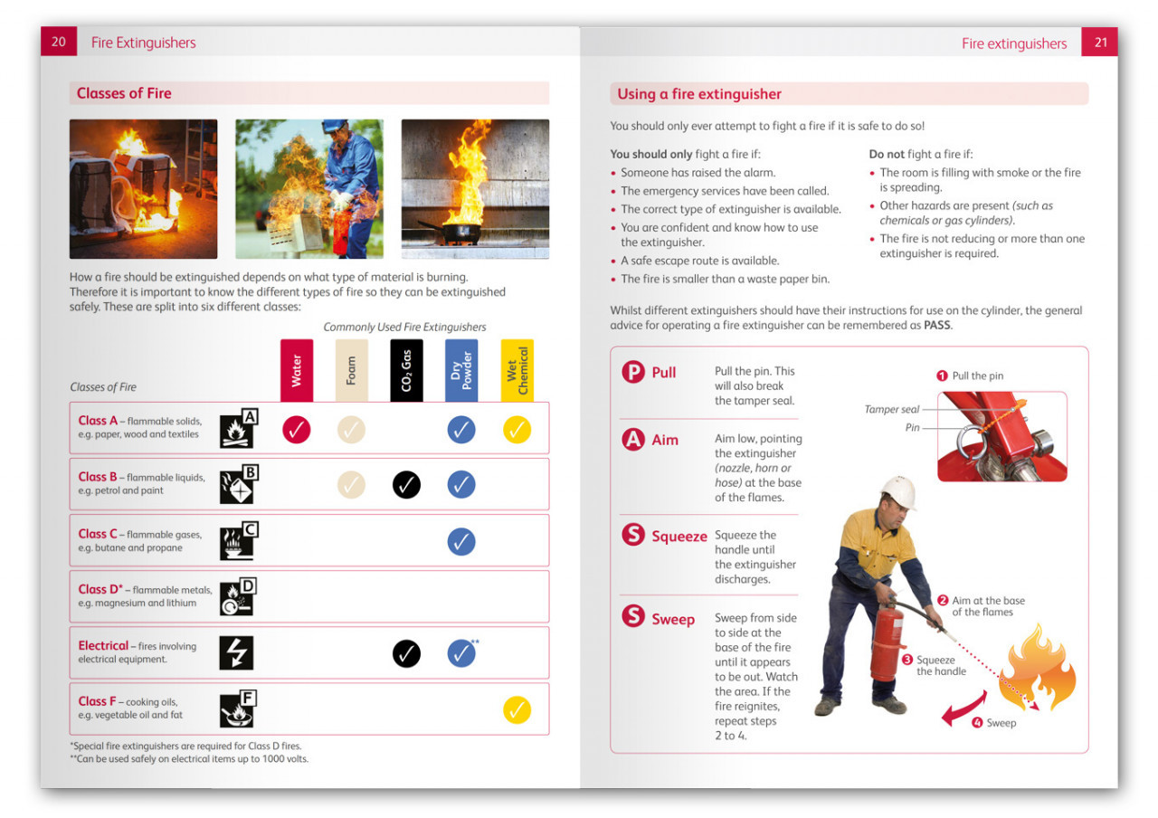 COSHH Fire Safety Made Easy Book A5 Size - Comprehensive Guide