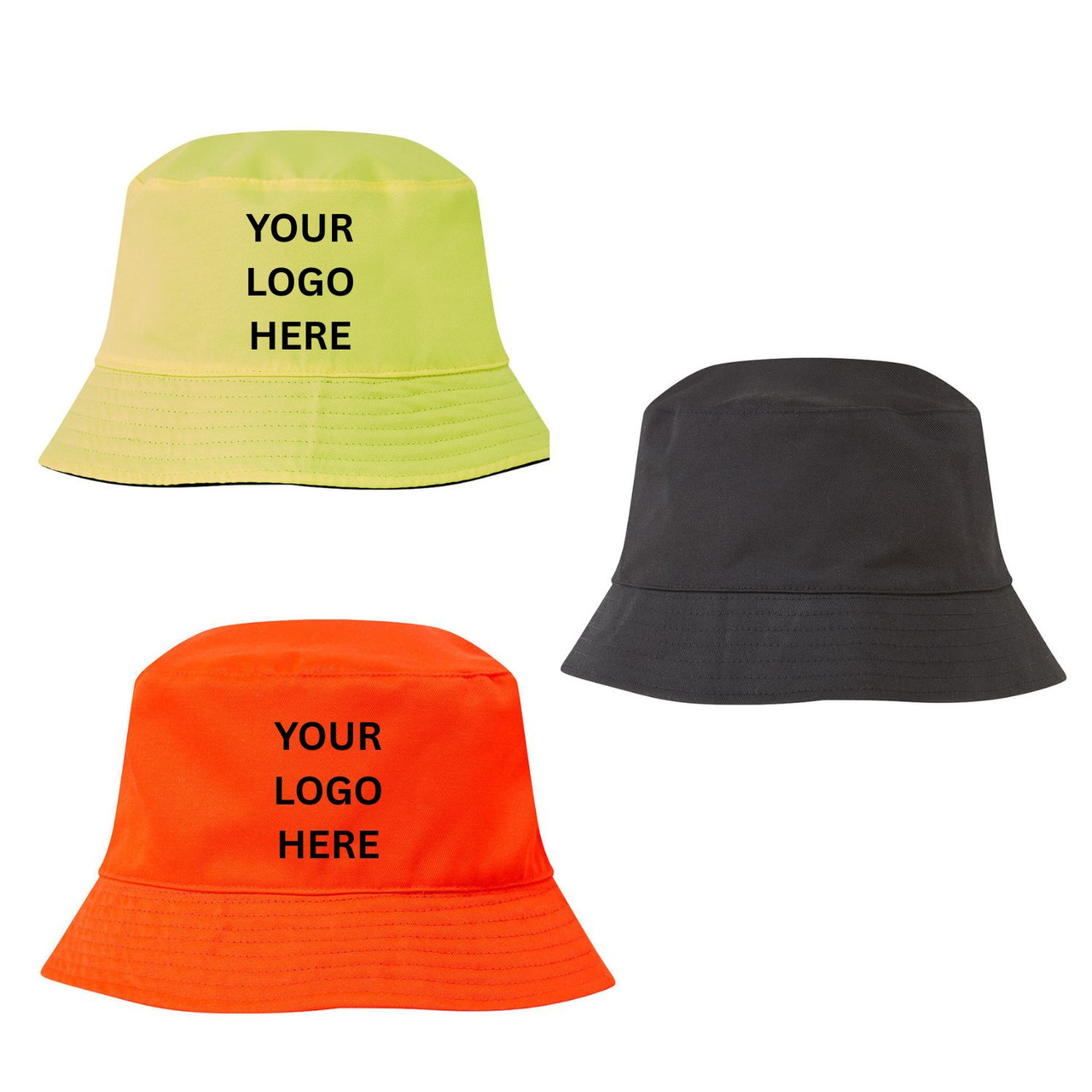 Reversible Hi Vis Bucket Hat