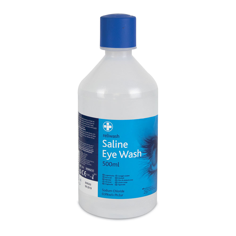 Sterile Eye Wash Solution 500ml - Immediate Eye Relief