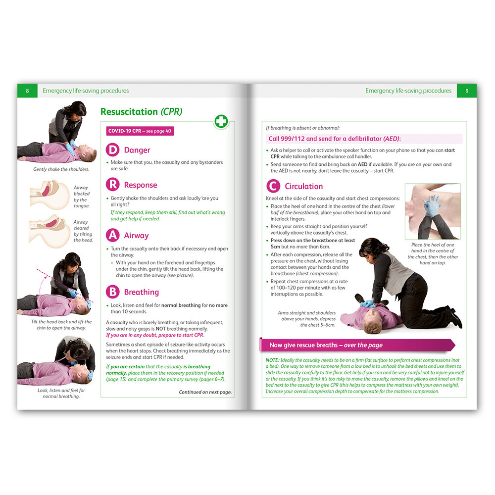 Emergency First Aid Made Easy Book A5 - Essential Guide