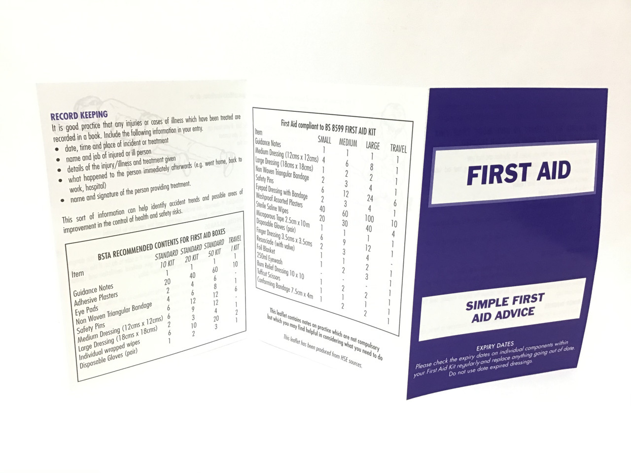 First Aid Guidance Notes - Essential Safety Information