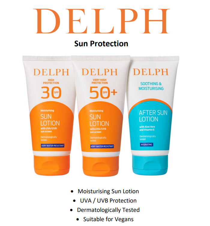 Delph Sun Lotion SPF30 - Medium Protection Sunscreen