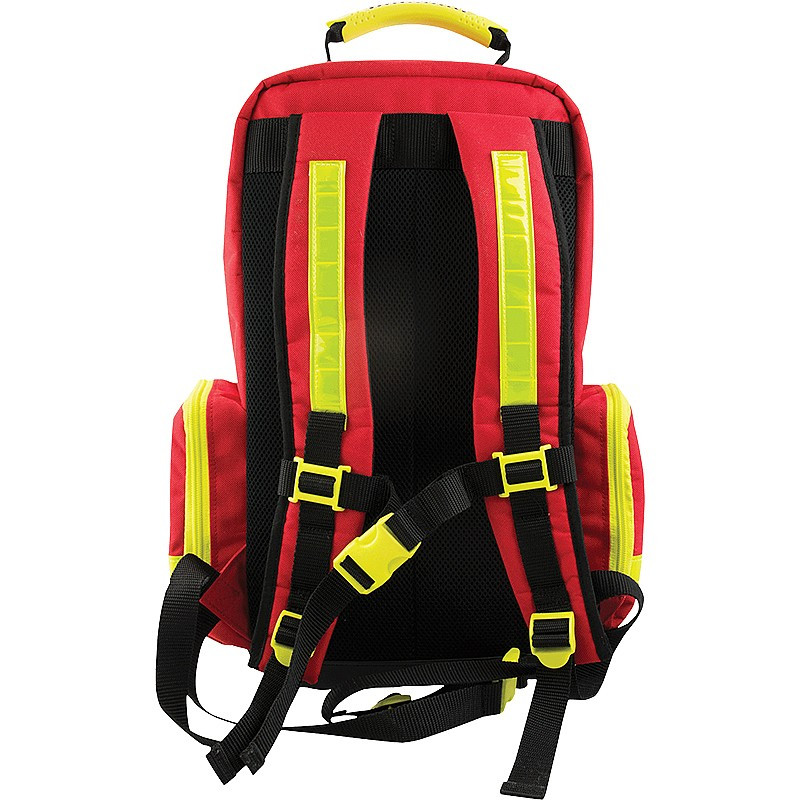 Emergency Medical First Aid Backpack Red - Empty