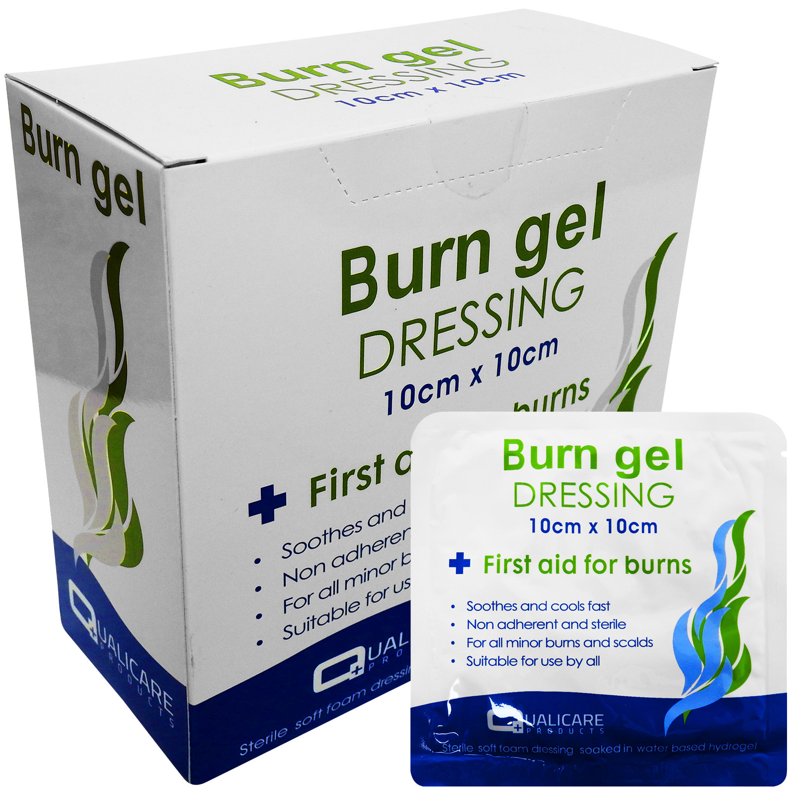 Sterile Burn Dressing 10cm x 10cm - Hydrogel Advanced Burn Care