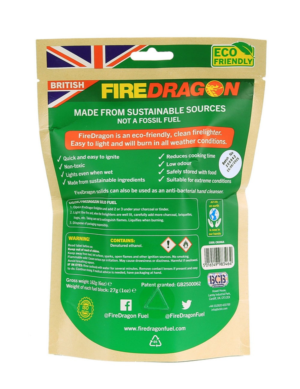 FireDragon - Solid Fuel Blocks - 6 Tablets