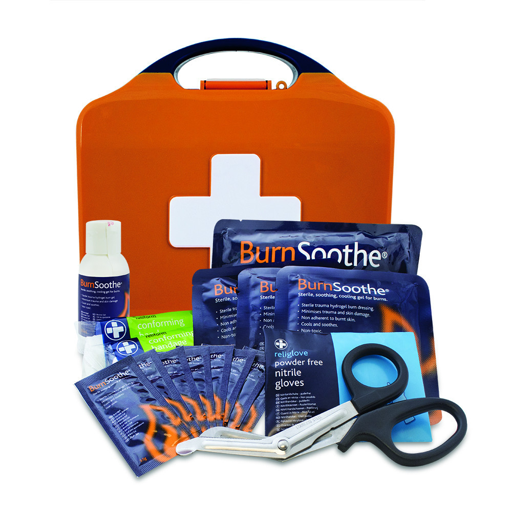 Emergency Burn Care First Aid Kit Supplies- Burns Plasters & Safety