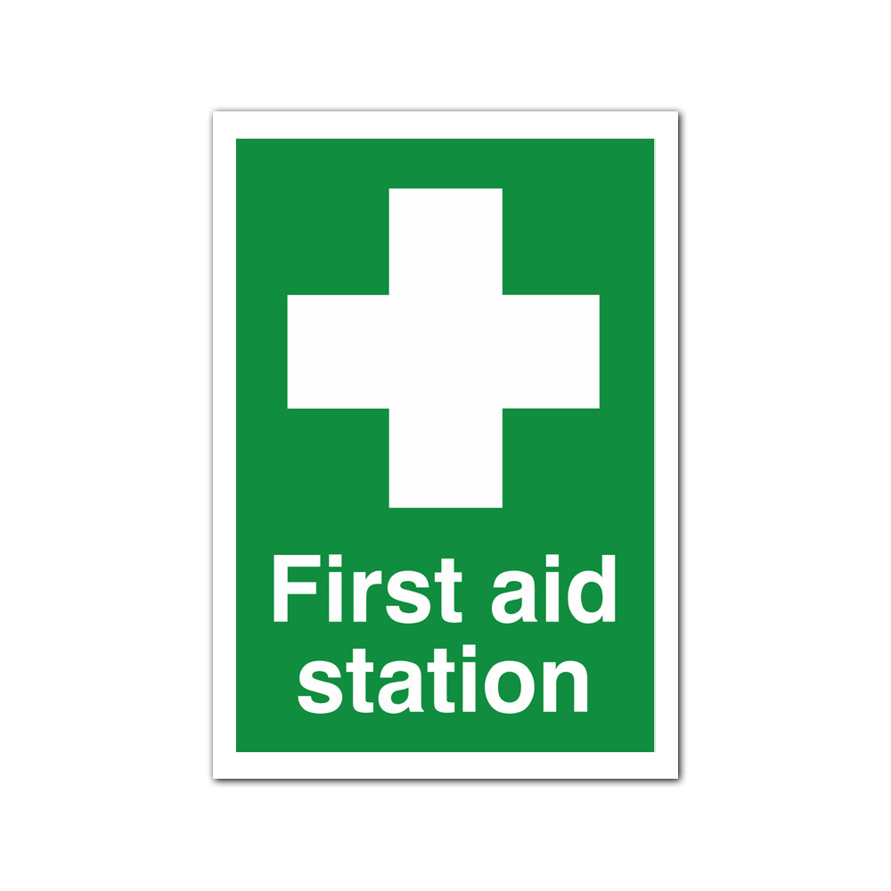 First Aid Station Sign 210 x 148mm - Jax First Aid
