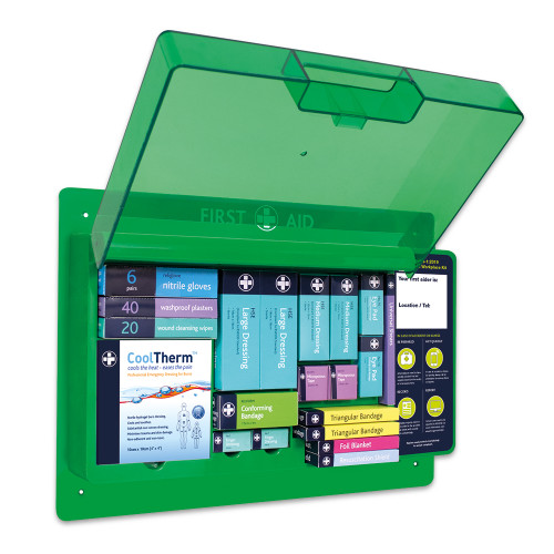 Small Workplace Kit in Deluxe First Aid Wall Station - BS8599-1:2019 ...