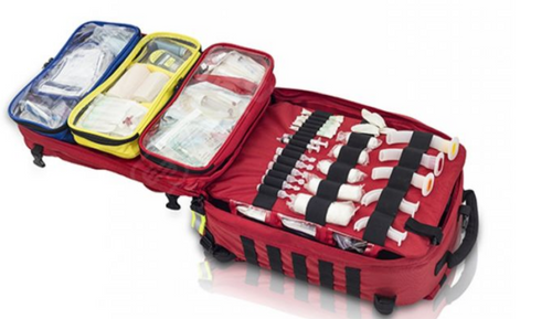Elite Paramedic Rescue Backpack - Red - Jax First Aid