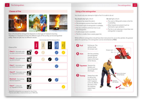 COSHH Fire Safety Made Easy Book A5 Size - Comprehensive Guide