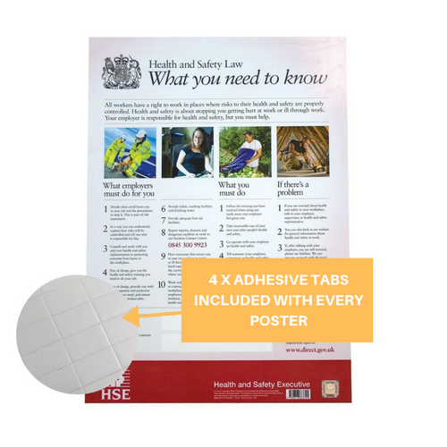 Health and Safety Poster A3 - Essential Workplace Compliance