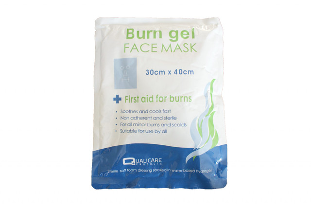 Burn Gel Face Mask 30 x 40 - Soothes & Cools Fast