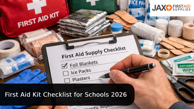 First Aid Kit Checklist for Schools 2026 - Jax First Aid