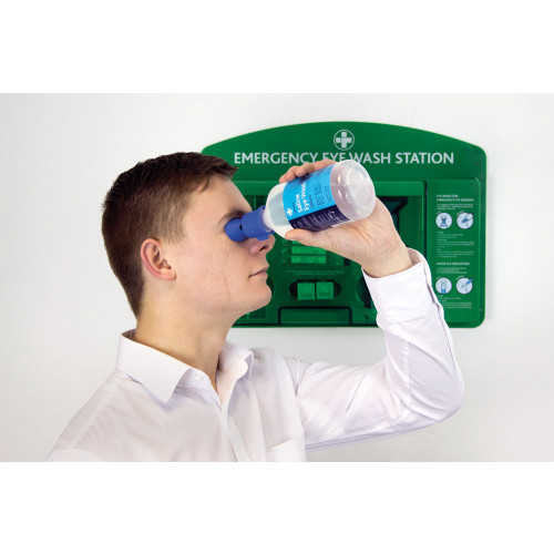 Eye Wash 500ml with Eye Cap - First Aid Essentials