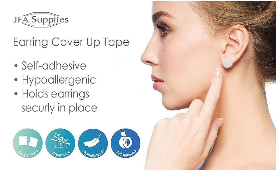 Earring Cover Up Tape