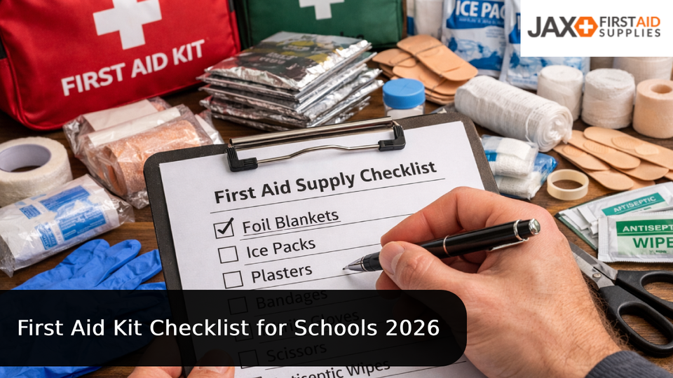 First Aid Kit Checklist for Schools 2026 - Jax First Aid