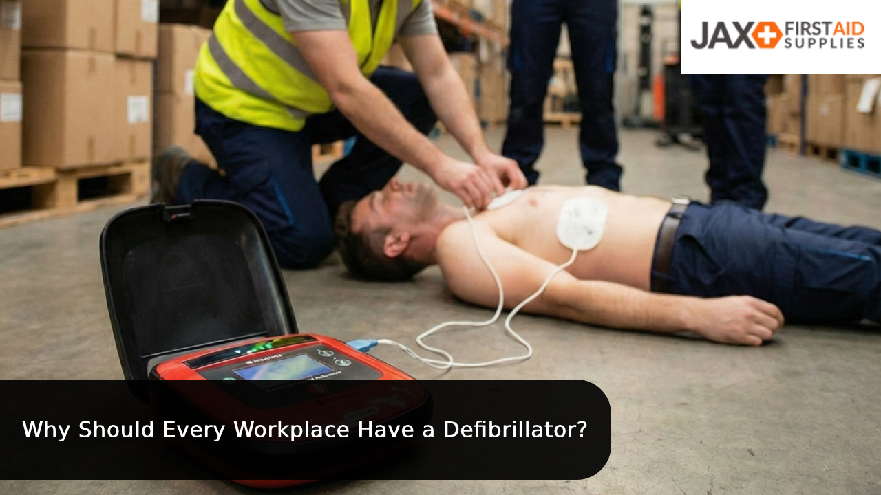 Why Should Every Workplace Have a Defibrillator? - Jax First Aid