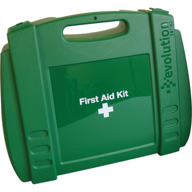 Large Evolution Green First Aid Kit Case - Empty, Durable