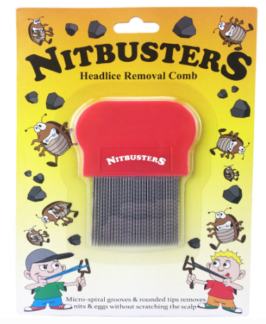 Nitbusters Headlice Nit Removal Comb with Spiral Grooves
