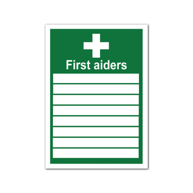 First Aiders Sign - 300 x 200mm