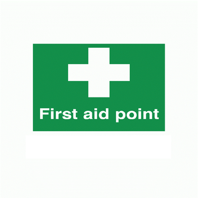 First Aid Point Sign - 100 x 250mm