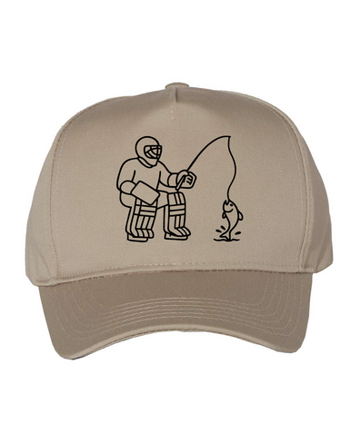 Goalie Fishing 5 Panel Cotton Twill Cap 8869 - GoalieParts.com