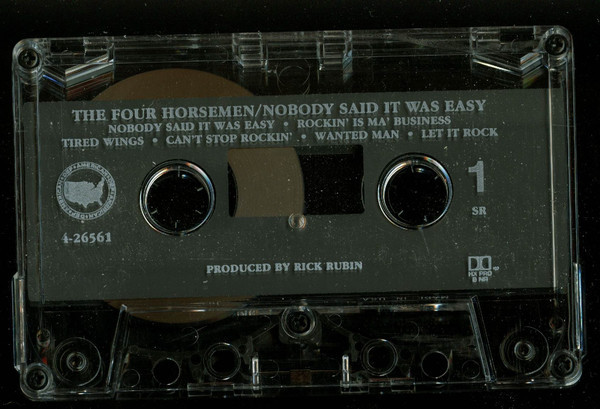 The Four Horsemen - Nobody Said It Was Easy - Def American Recordings ...