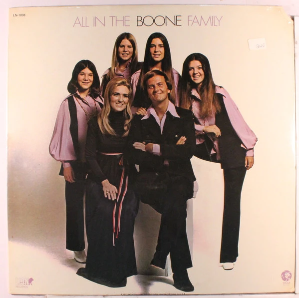 The Pat Boone Family - All in the Boone Family (LP, Album) - BullTrax ...