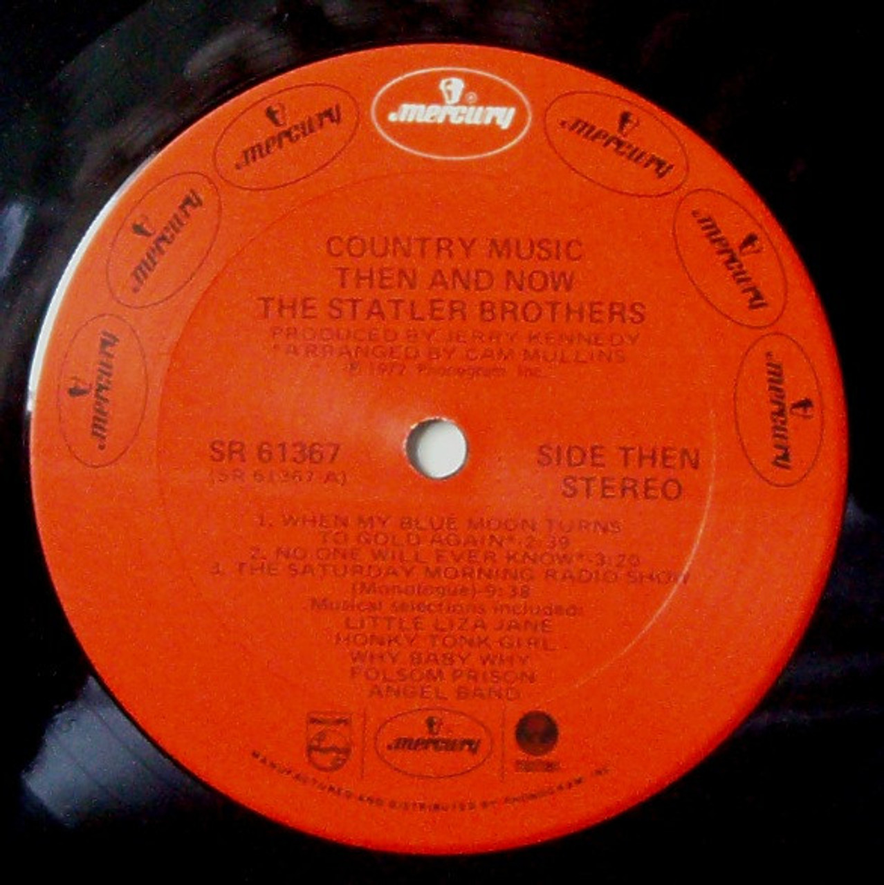 The Statler Brothers Country Music Then And Now Lp Bulltrax Records