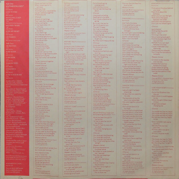 Bob Welch - French Kiss - Capitol Records - ST-11663 - LP, Album, Jac ...