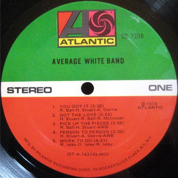 Average White Band - AWB - Atlantic - SD 7308 - LP, Album, MO 718931735 ...