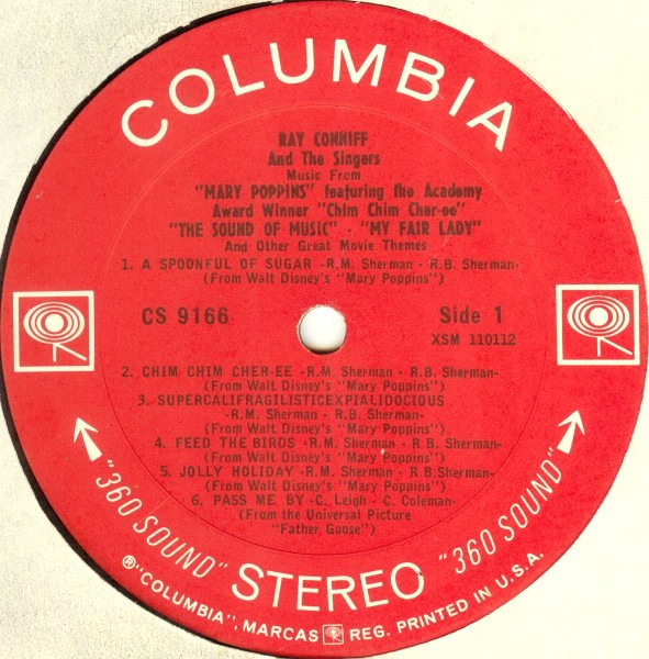 Ray Conniff And The Singers - Music From Mary Poppins, The Sound Of ...