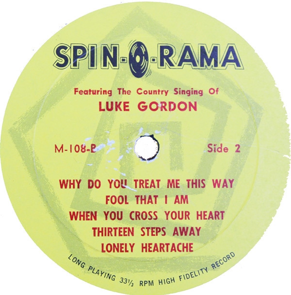 Jimmy Dean With Luke Gordon (2) - Featuring The Country Singing Of ...