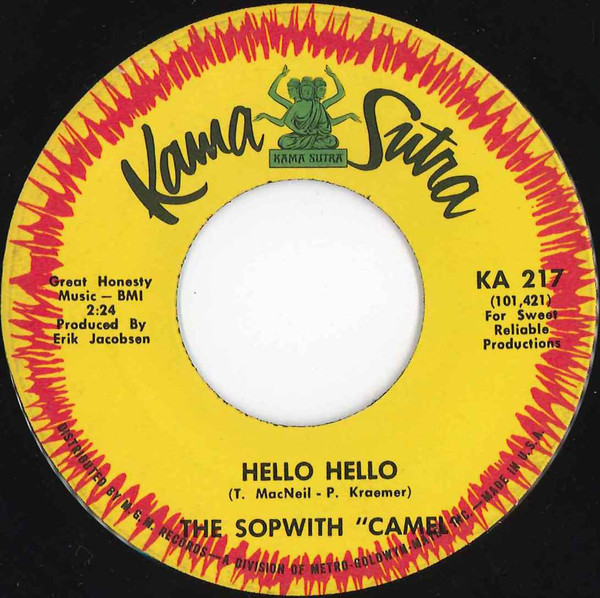 The Sopwith "Camel"* - Hello Hello / Treadin' (7", Single) - BullTrax ...