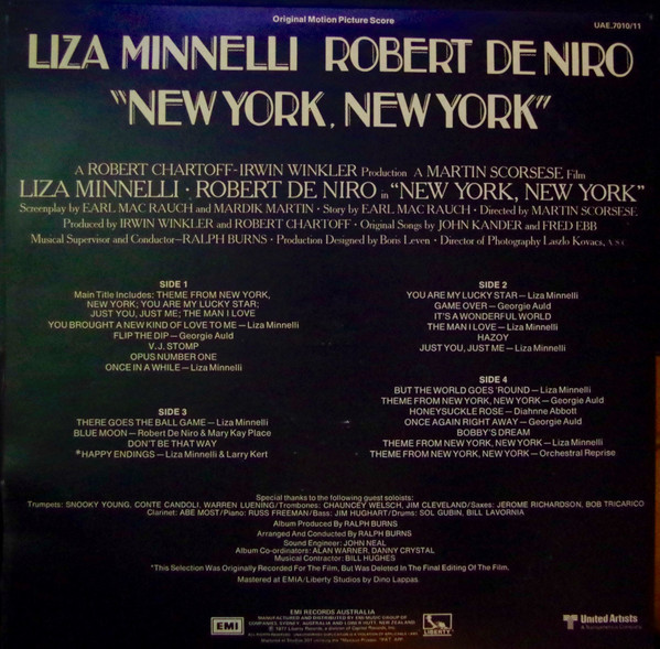 Liza Minnelli & Robert De Niro - New York, New York (Original Motion ...