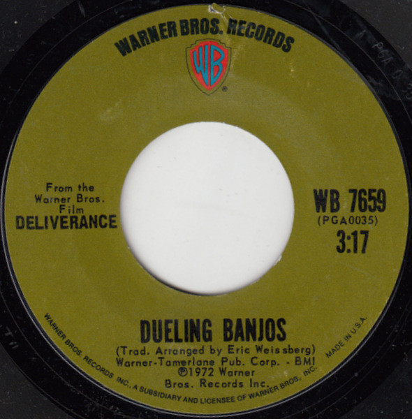 Eric Weissberg - Dueling Banjos / End Of A Dream - Warner Bros. Records - WB 7659 - 7", Single ...