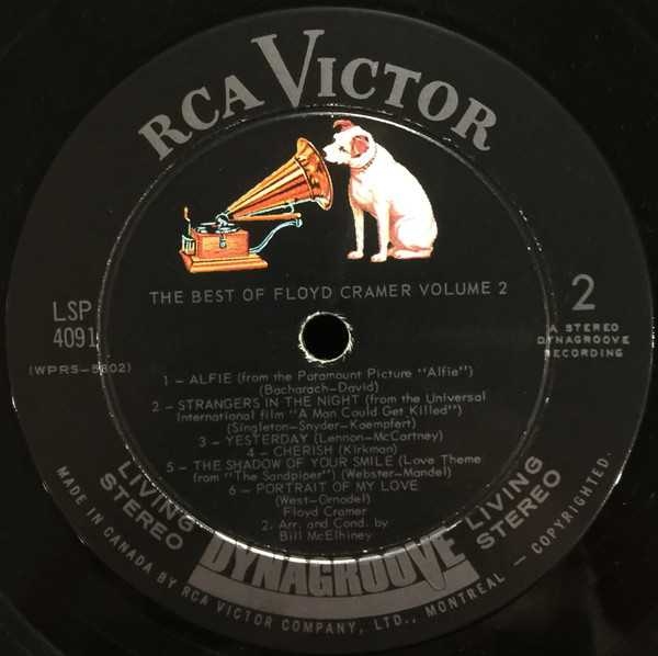 Floyd Cramer - The Best Of Floyd Cramer Volume 2 - RCA Victor - LSP ...