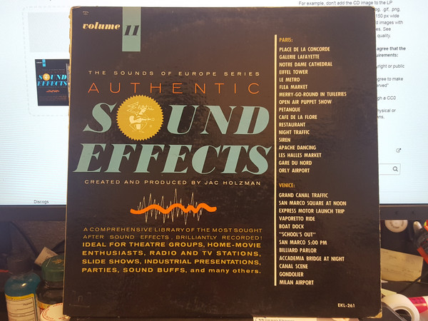 Jac Holzman - Authentic Sound Effects Volume 11 - The Sounds Of Europe ...