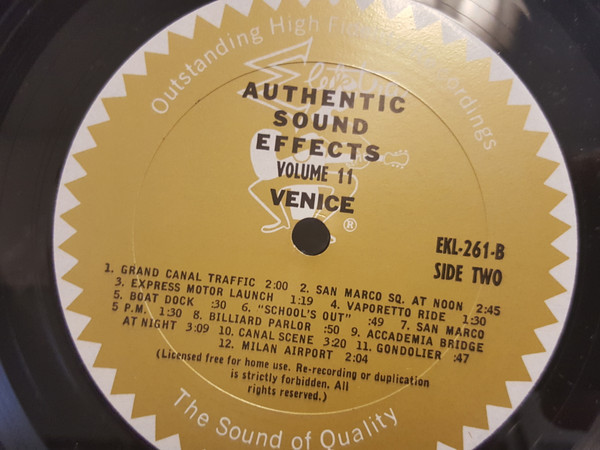 Jac Holzman - Authentic Sound Effects Volume 11 - The Sounds Of Europe ...