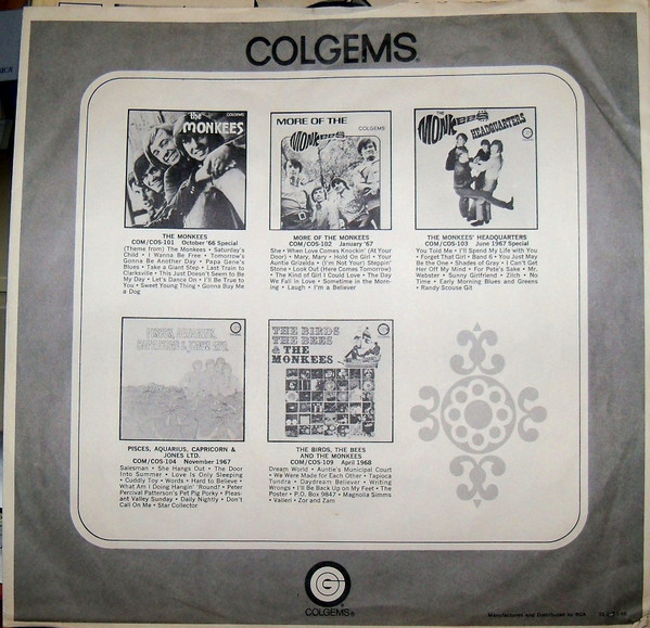 The Monkees - Headquarters - Colgems - COM-103 - LP, Album, Mono ...
