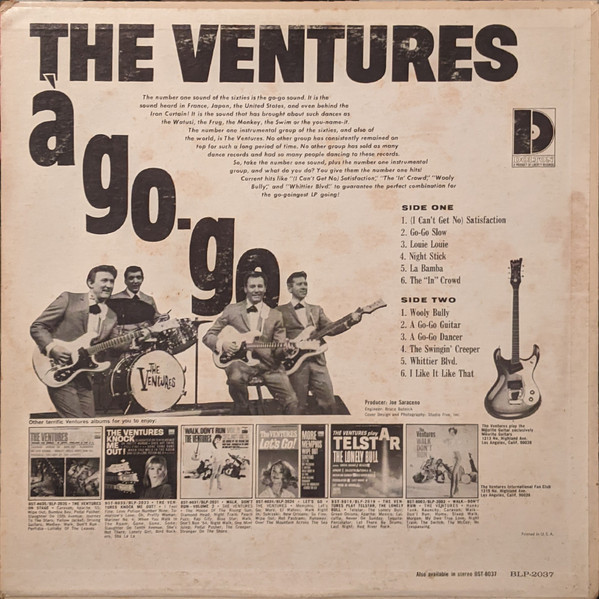 The Ventures - À Go-Go (LP, Mono) - BullTrax Records