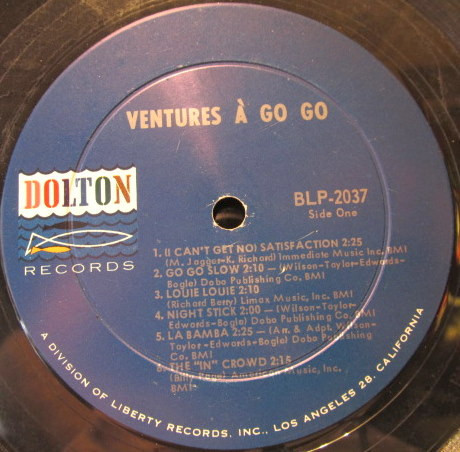 The Ventures - À Go-Go (LP, Mono) - BullTrax Records